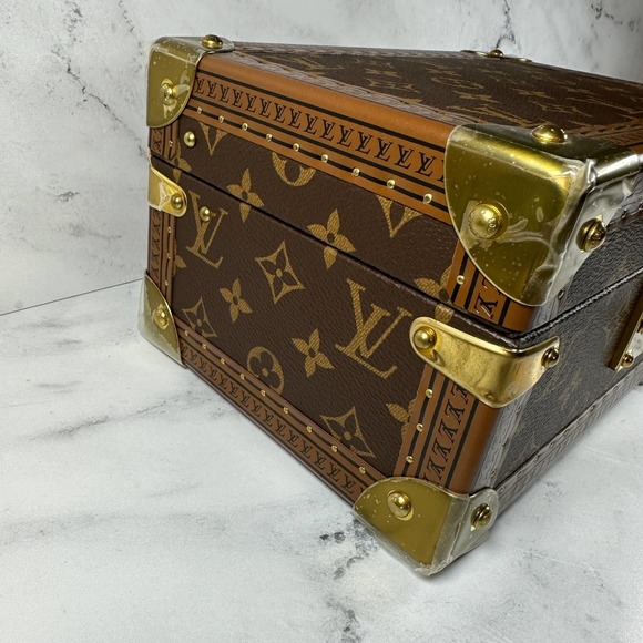 Louis Vuitton | Bags | Louis Vuitton Monogram Trunk Coffret Tresor 24 ...